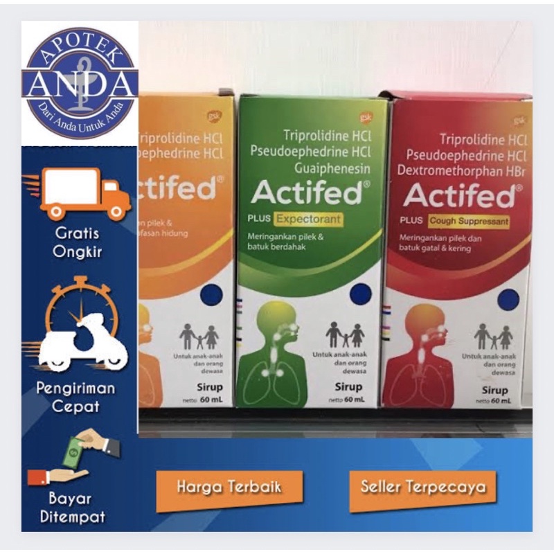 Jual Actifed Hijau / Actifed Merah / Actifed Kuning untuk Batuk dan ...