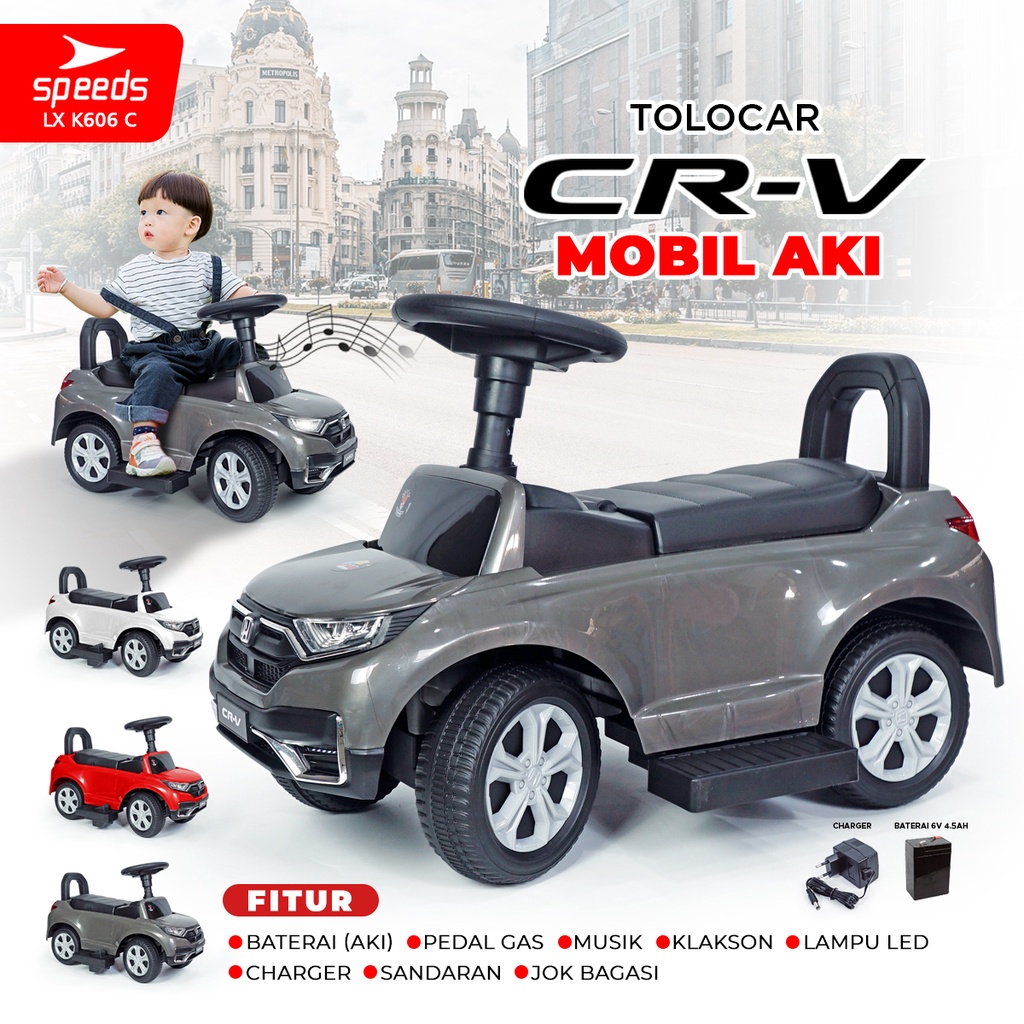 Jual PMB Mainan Mobil Anak Mobil Aki Model CR-V TOLOCAR Off Road Mainan ...