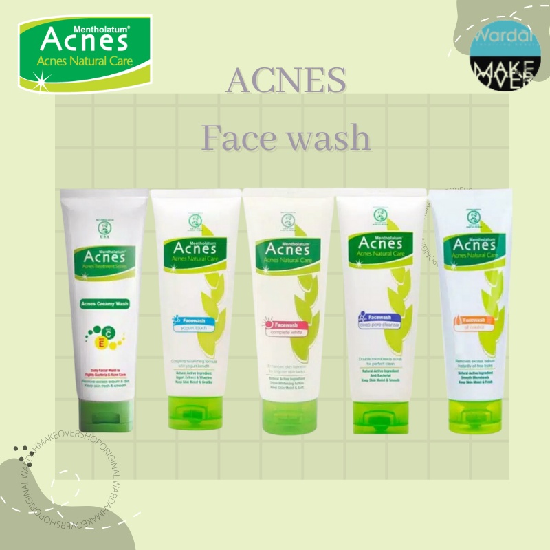 Jual Acnes Natural Care Treatment | Facial Wash Series | Sabun Wajah ...