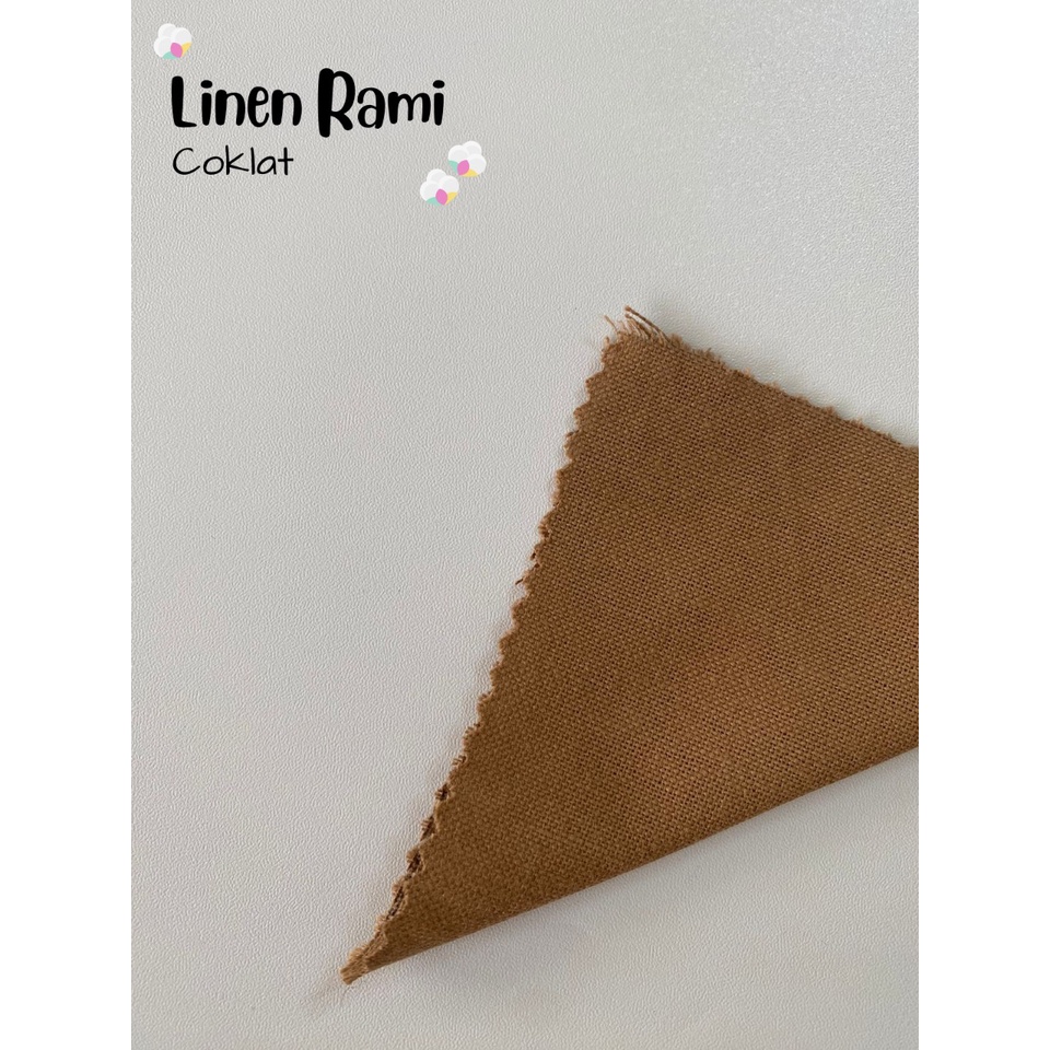Jual 1 Meter Kain Linen Rami Bahan Katun Linen | Shopee Indonesia