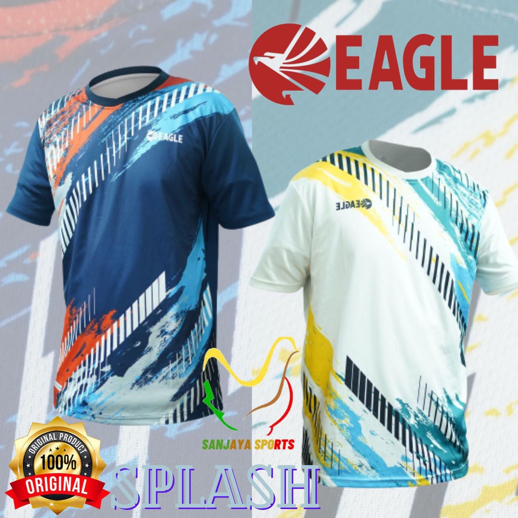 Jual BAJU BADMINTON BULUTANGKIS T-shirt EAGLE SPLASH ORIGINAL | Shopee ...