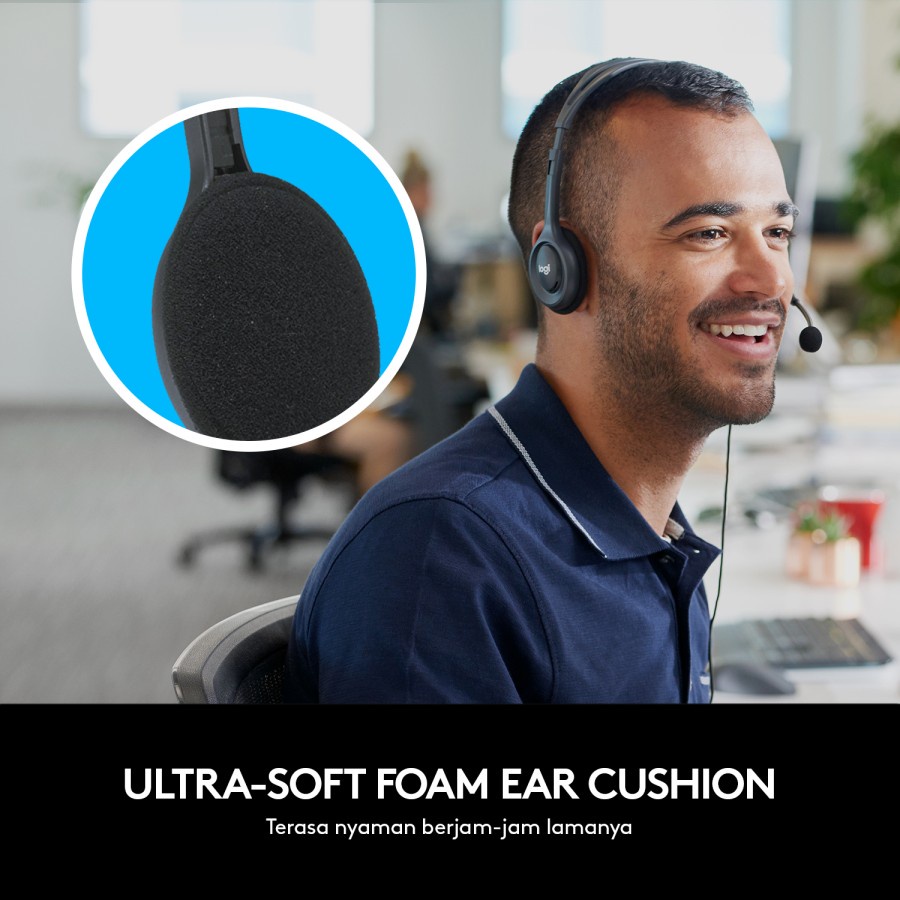 Jual Logitech H111 Headset Stereo Single Jack 3.5mm | Shopee Indonesia