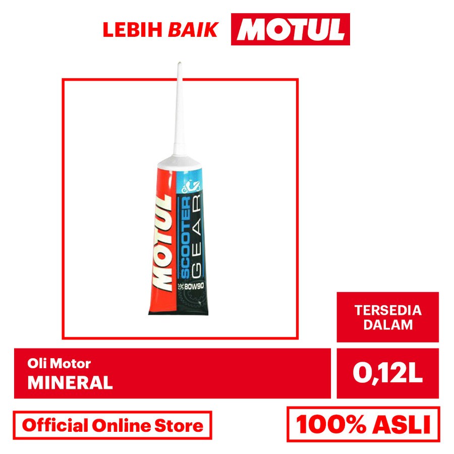 Jual OLI GARDAN GEAR MOTUL SCOOTER 120 ML 80W90 OLI GIR ORIGINAL ...