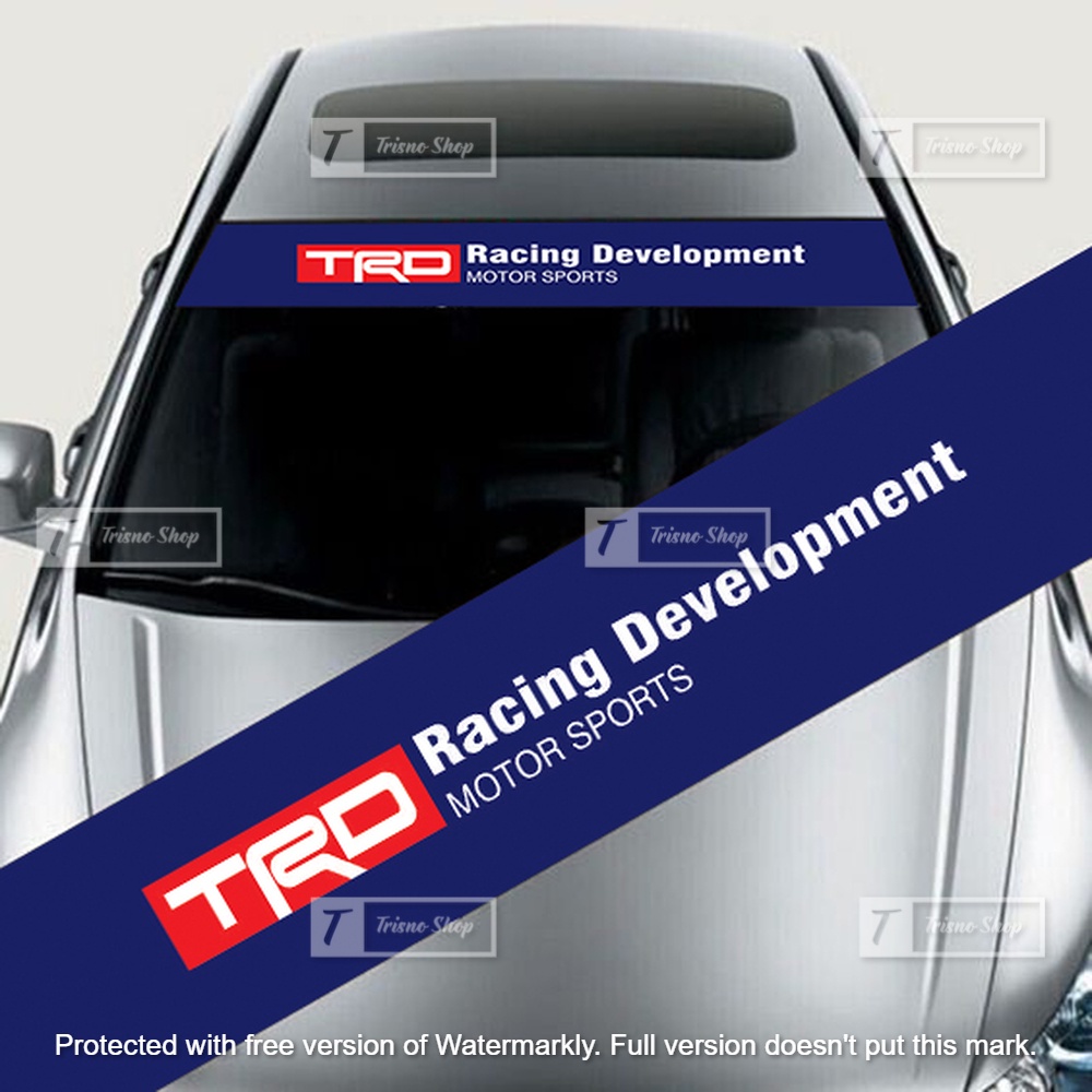 Jual Sticker Kaca Depan Mobil | RRD Racing + Laminasi Tebal | Shopee Indonesia