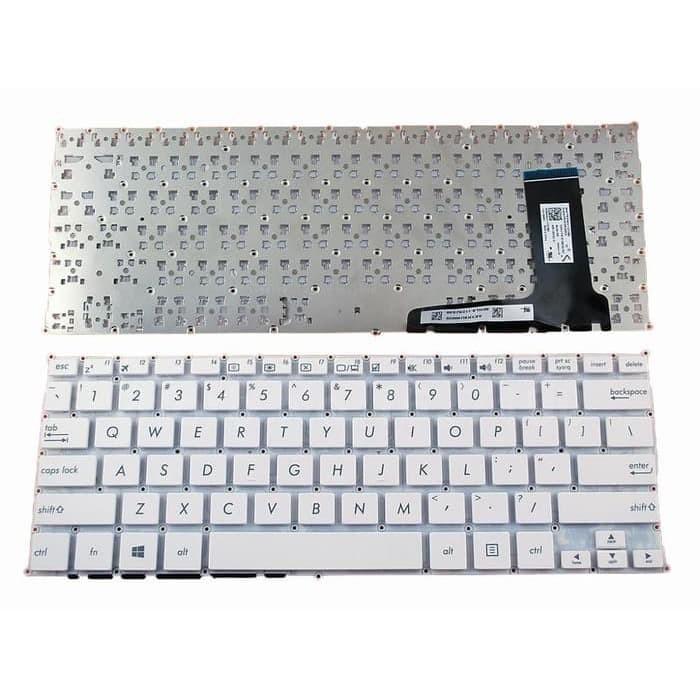 Jual Keyboard Laptop Asus E202 E202S E205 E202MA TP201SA Putih | Shopee ...