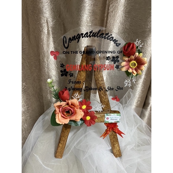 Jual Acrylic Meja Akrilik Bunga Meja Standing Acrylic Meja Grand ...