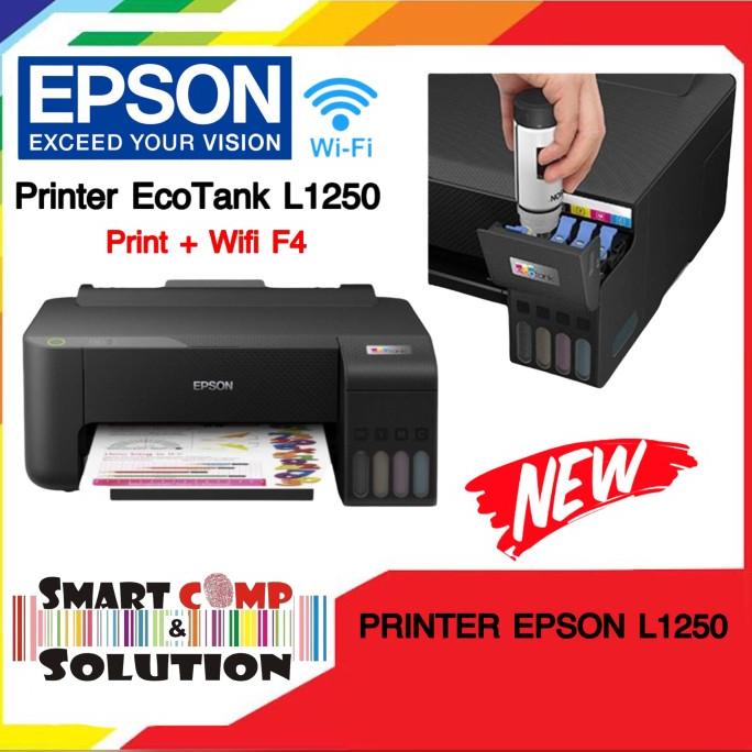 Jual Printer Dokumen Epson L1250 / L-1250 EcoTank Print Wi-Fi Ink Tank | Shopee Indonesia