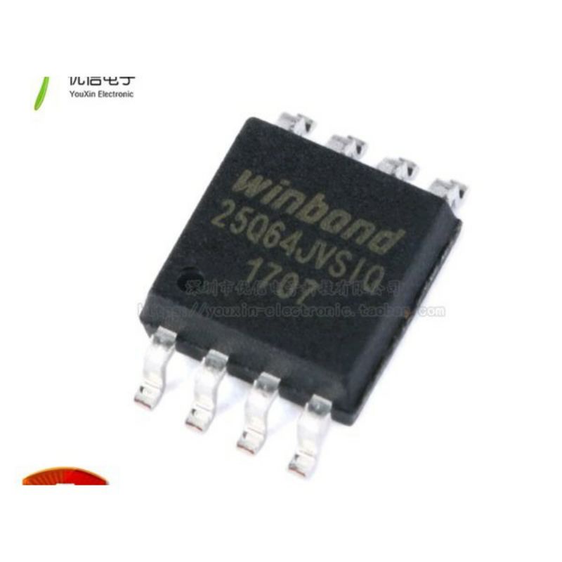 Jual IC MEMORY 25Q64 / IC SPI FLASH TV 25Q64 / IC SPI 25Q32 / SEGALA ...