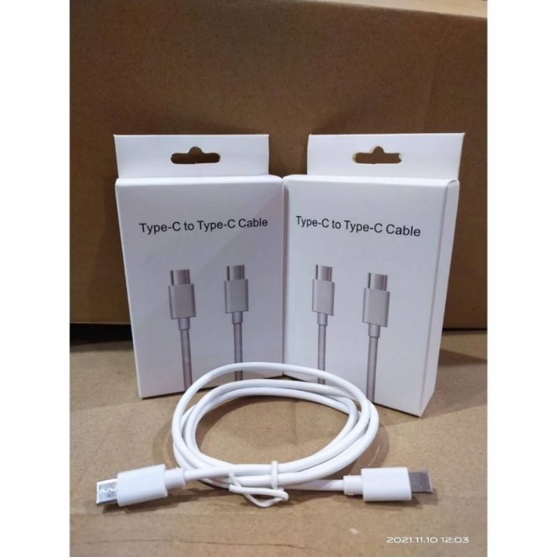 Jual KABEL DATA TYPE C KE C ORIGINAL (ip) | Shopee Indonesia