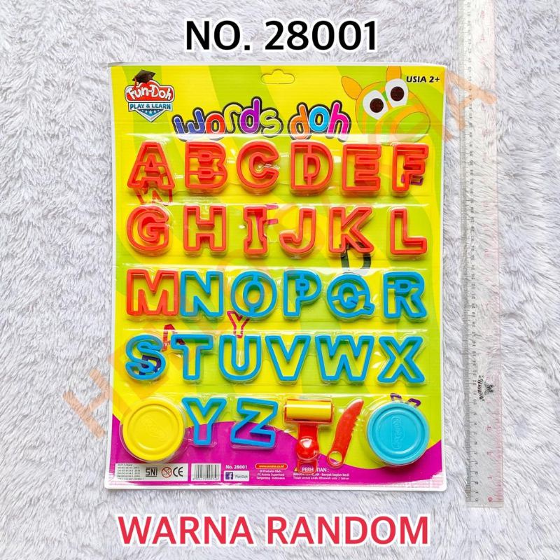 Jual MAINAN NO. 28001 FUN DOH WORDS DOH FUNDOH MAIN BACA CETAK CETAKAN ...