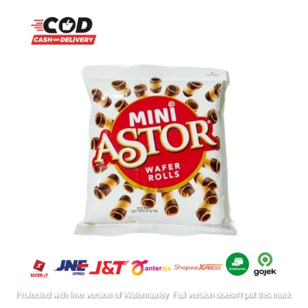 Jual ( HOKKY ) Mini Astor Wafer Rolls 27gr Mini Astor Wafer Coklat Roll ...