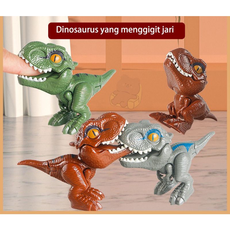Jual Pedia Toys - Mainan Dinosaurus Gigit Jari Figure Dinosaurus T Rex ...