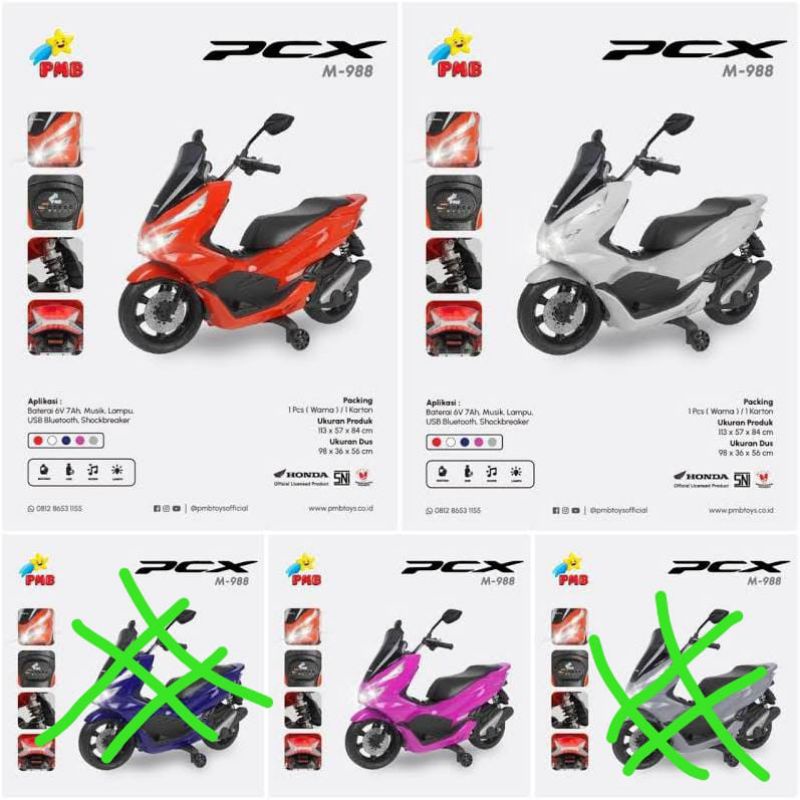 Jual Motor aki anak tipe motor PCX | Shopee Indonesia