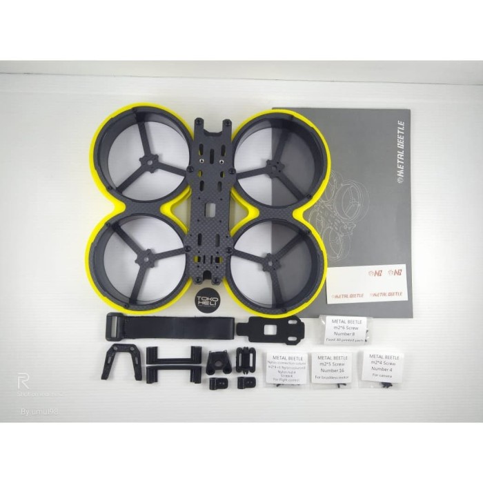Jual METAL BEETLE 3 In Cinewhoop Frame Kit FPV Drone Cine Whoop KIT ...