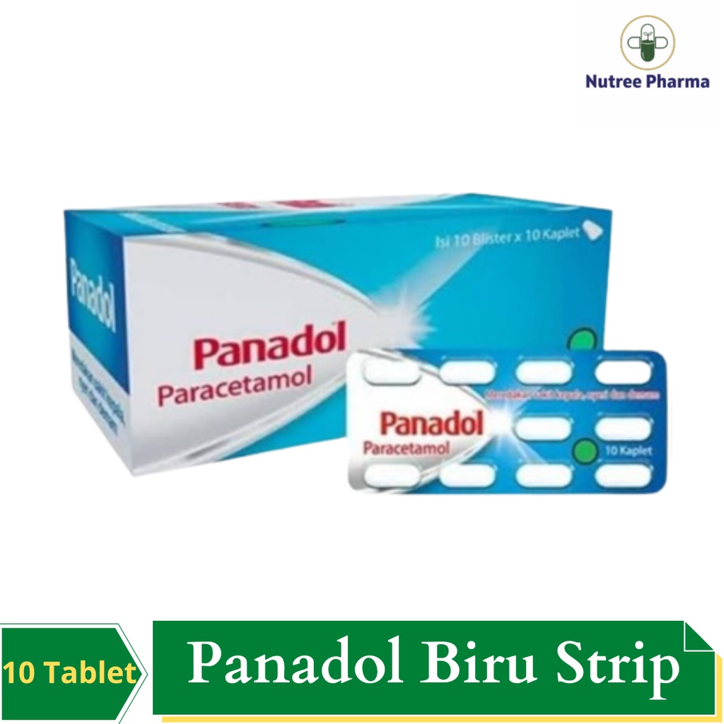 Jual Panadol Biru Strip Isi 10 tab | Shopee Indonesia