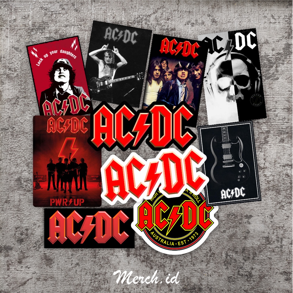 Jual stiker band ACDC Sticker pack | Shopee Indonesia