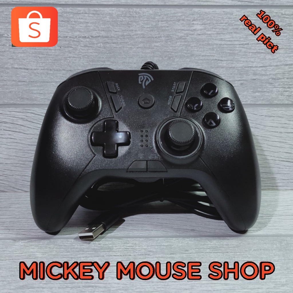 Jual GAMING CONTROLLER WIRED EASYSMX ESM-9111 BLACK / PC / PS3 / STEAM ...