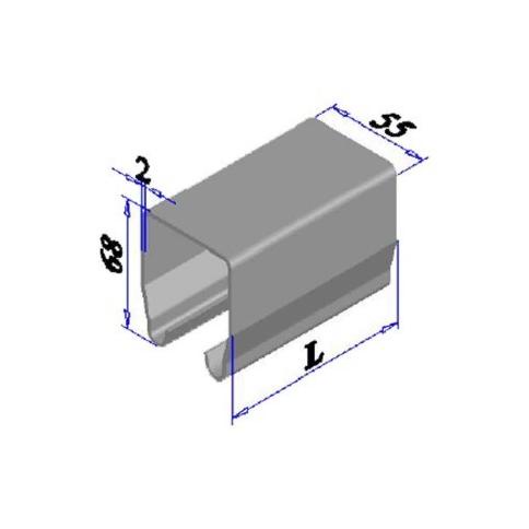 Jual Rel Atas W580 Untuk Pintu Sliding Geser Lipat Garasi Wina | Shopee ...