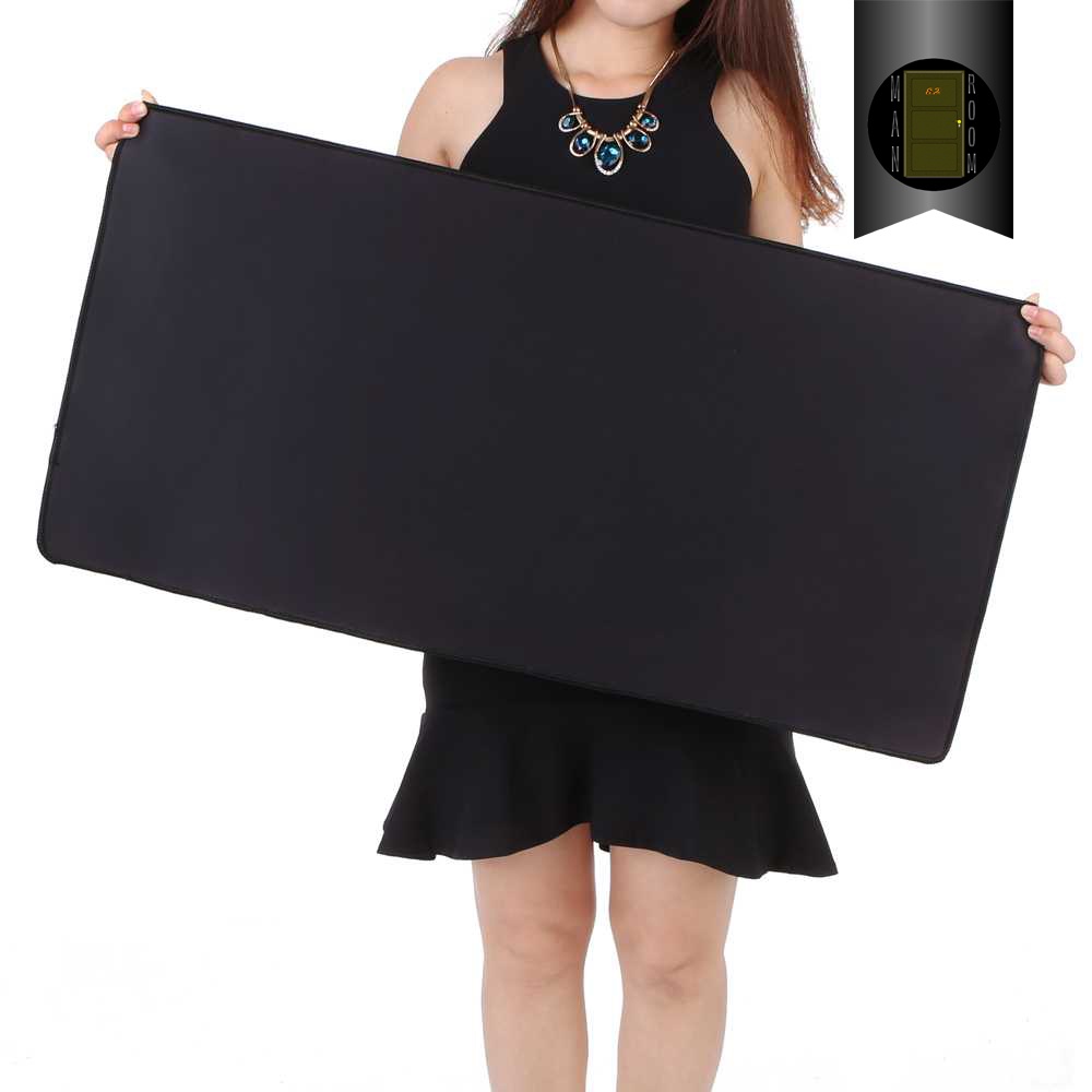 Jual Mouse Pad Gaming XL Besar Hitam Polos 400 x 900 x 3 mm | Shopee ...