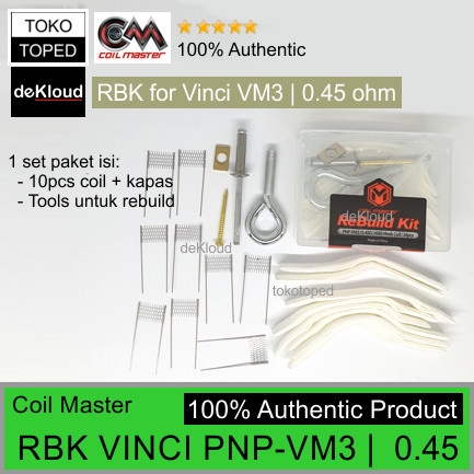 Jual xx RBK Drag Argus Vincl 0.45 ohm | Mesh k0il 0,45 PNP-VM3 | Shopee ...