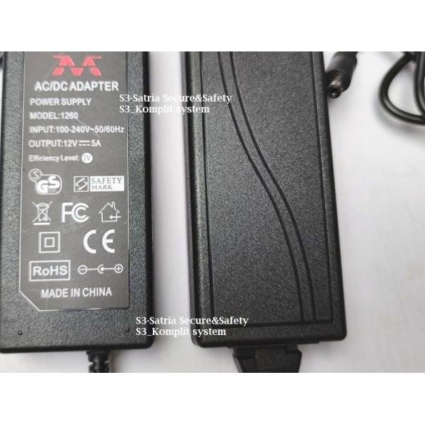 Jual POWER SUPPLY 5A / 12V ( POWER SUPPLY ADAPTOR 12V5A ) | Shopee ...