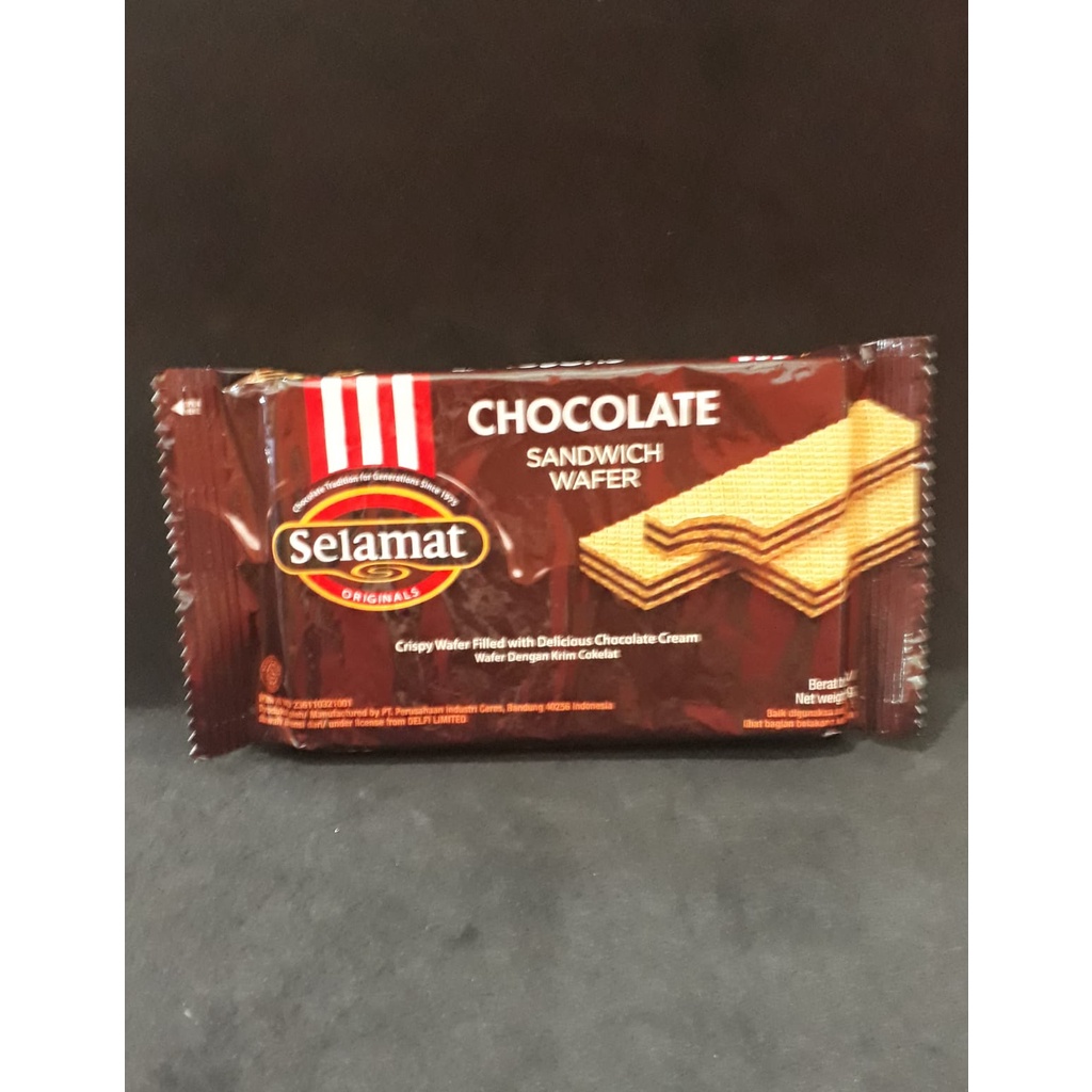 Jual SELAMAT WAFER CHOCOLATE 45GR | Shopee Indonesia