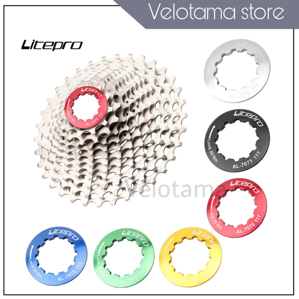 Jual Lock ring sprocket Litepro kunci penutup sproket sepeda ring ...