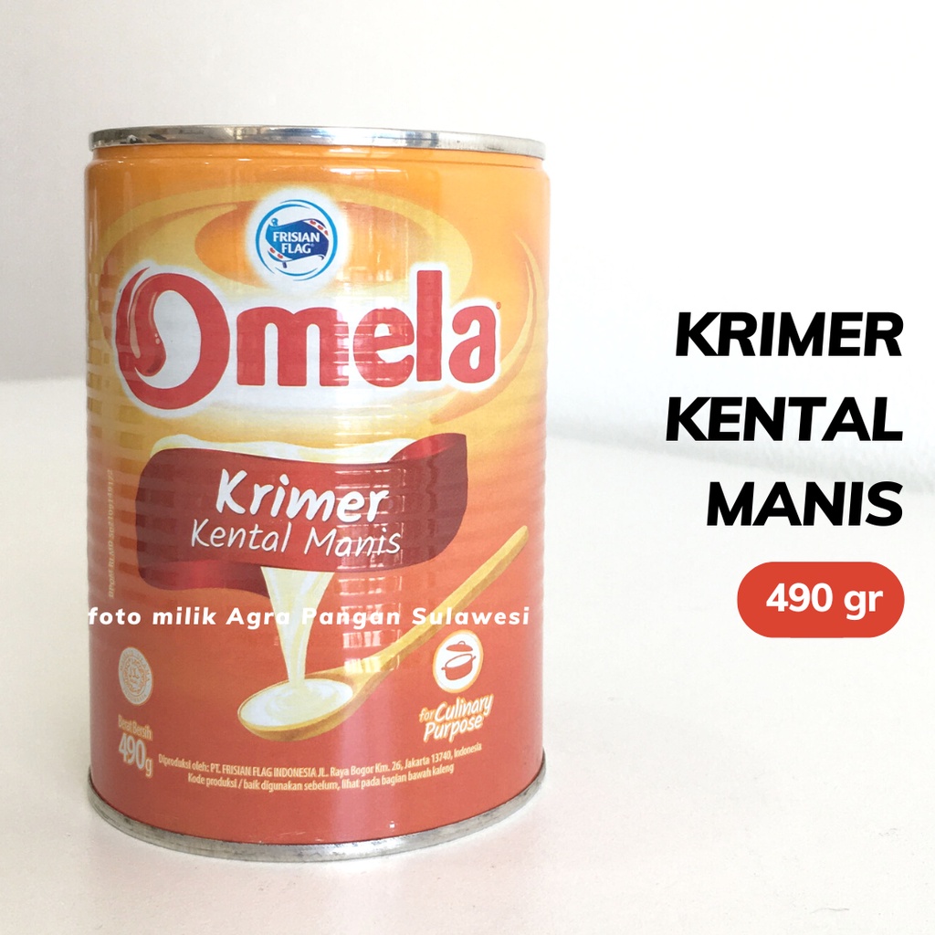 Jual OMELA Susu Kental Manis Krimer SKM Frisian Flag 490g Creamer ...