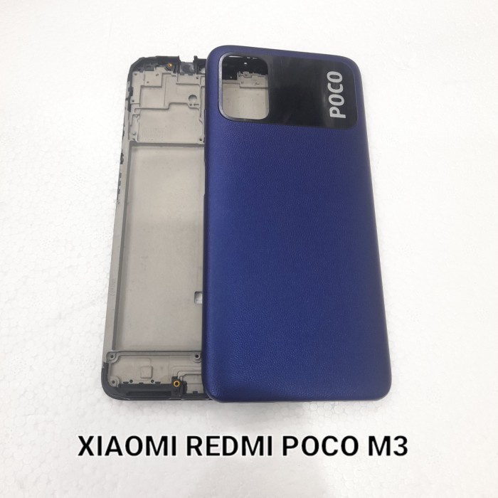 Jual CASING KESING FULLSET BACKDOOR DAN FRAME POCO M3 MULUS original ...