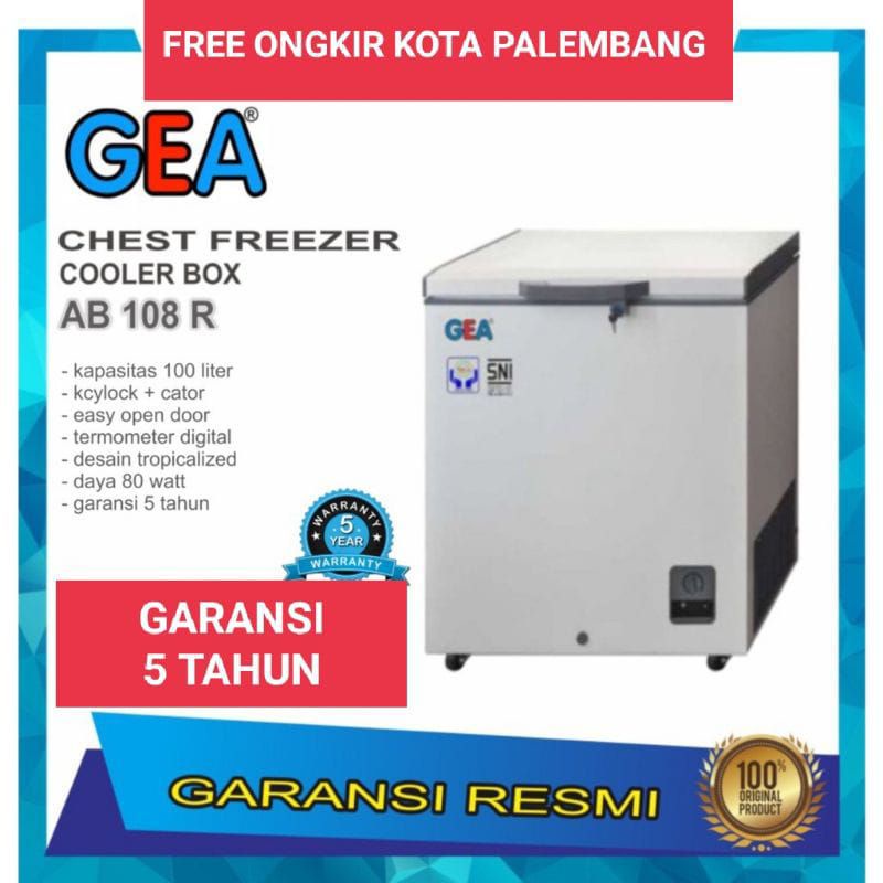 Jual BOX CHEST FREEZER FREZER COOLER BOX GEA 100 LITER AB 108 R ...