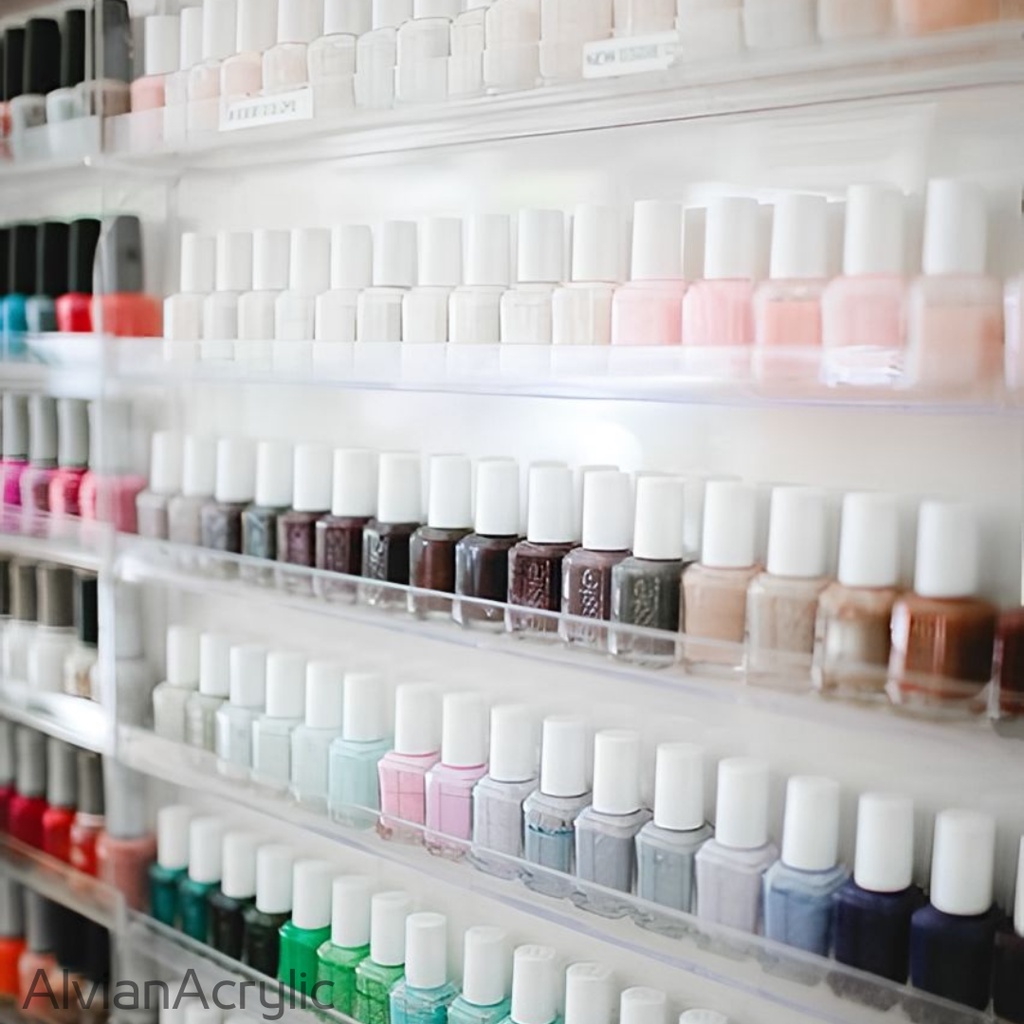 Jual tempat kutek acrylic - rak kutek acrylic - rak kutek | Shopee ...