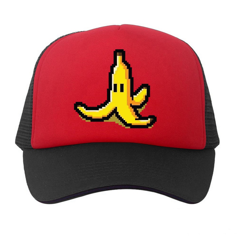 Jual Topi Trucker Premium CAMOE Pixel Banana Pisang Pixelated | Shopee ...