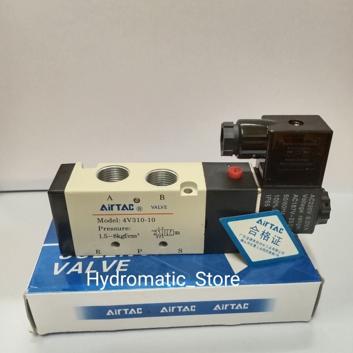 Jual Actu Solenoid Valve 5/2 Single 4V310-10 Airtac | Shopee Indonesia