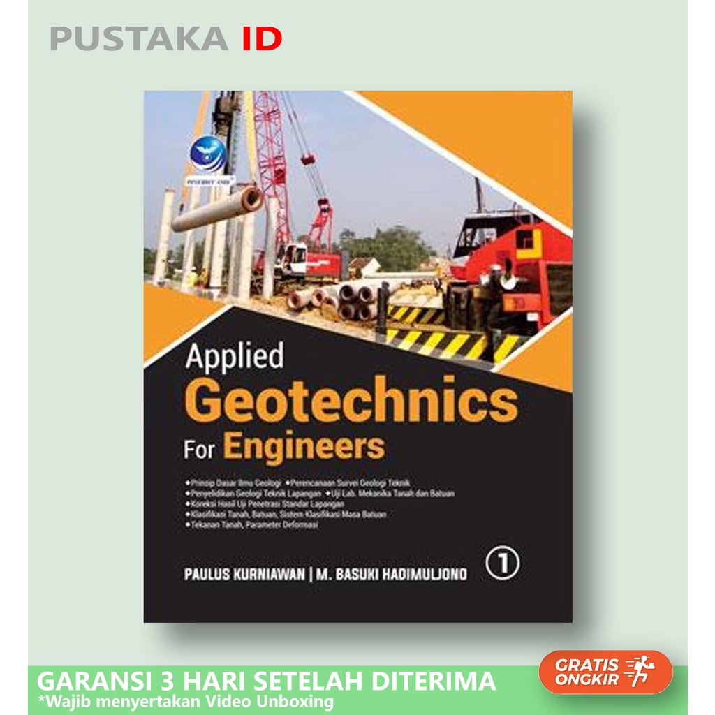 Jual Buku Applied Geotechnics For Engineers Edisi 1 - Original | Shopee ...