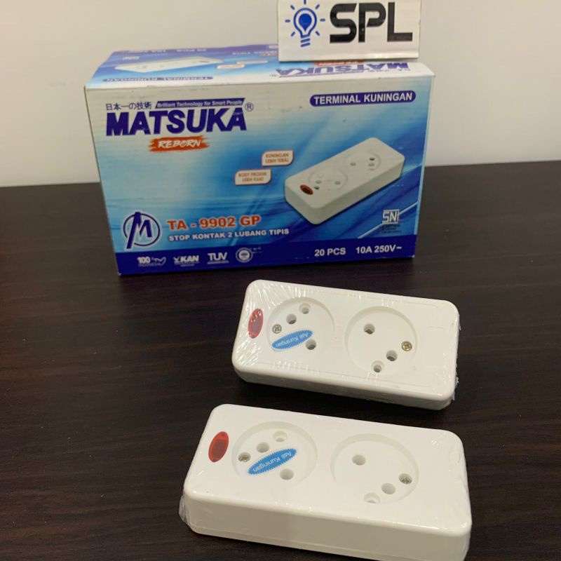 Jual Stop Kontak Semi Arde Matsuka ( SNI ) 2L , 3L , 4L | Shopee Indonesia