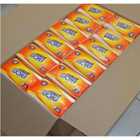Jual Tissue Nice 180 Sheet 2 Ply Nice Facial Tissue Soft Pack GT [180 ...