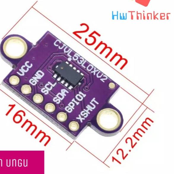 Jual Sensor Jarak VL53L0X Distance Laser Sonar for Lidar Arduino Robot ...