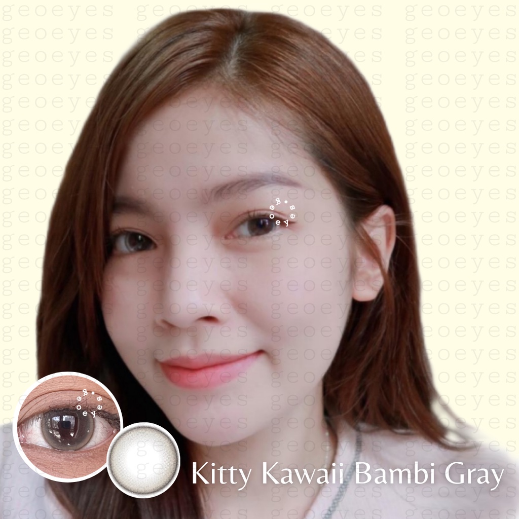Jual Softlens Kitty Kawaii Bambi - Soflens Warna Gray Brown dan Hazel ...