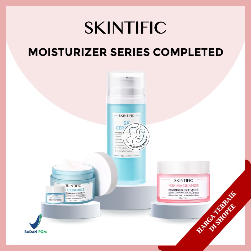 Jual SKINTIFIC 5X Ceramide Barrier Repair Moisture Gel 30G | Barier ...
