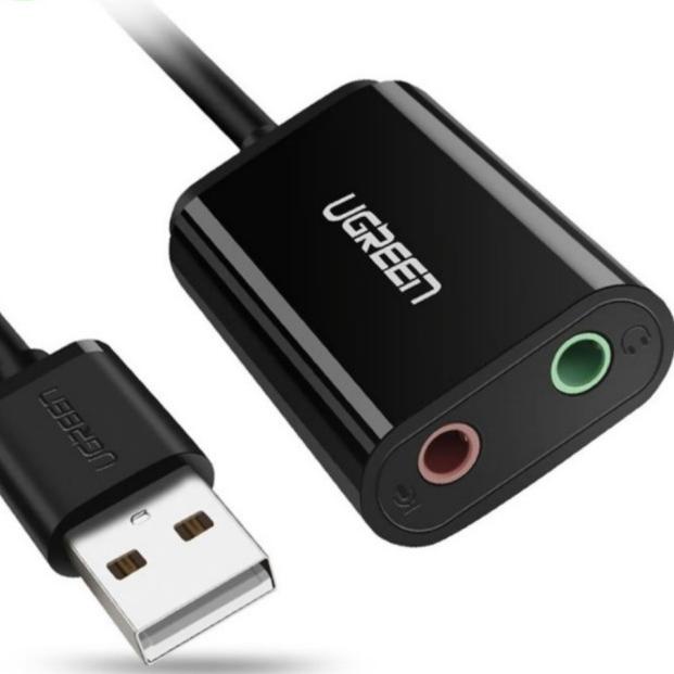 Jual Ugreen Usb 2.0 External Audio Sound Card Adapter For Earphone Mic ...