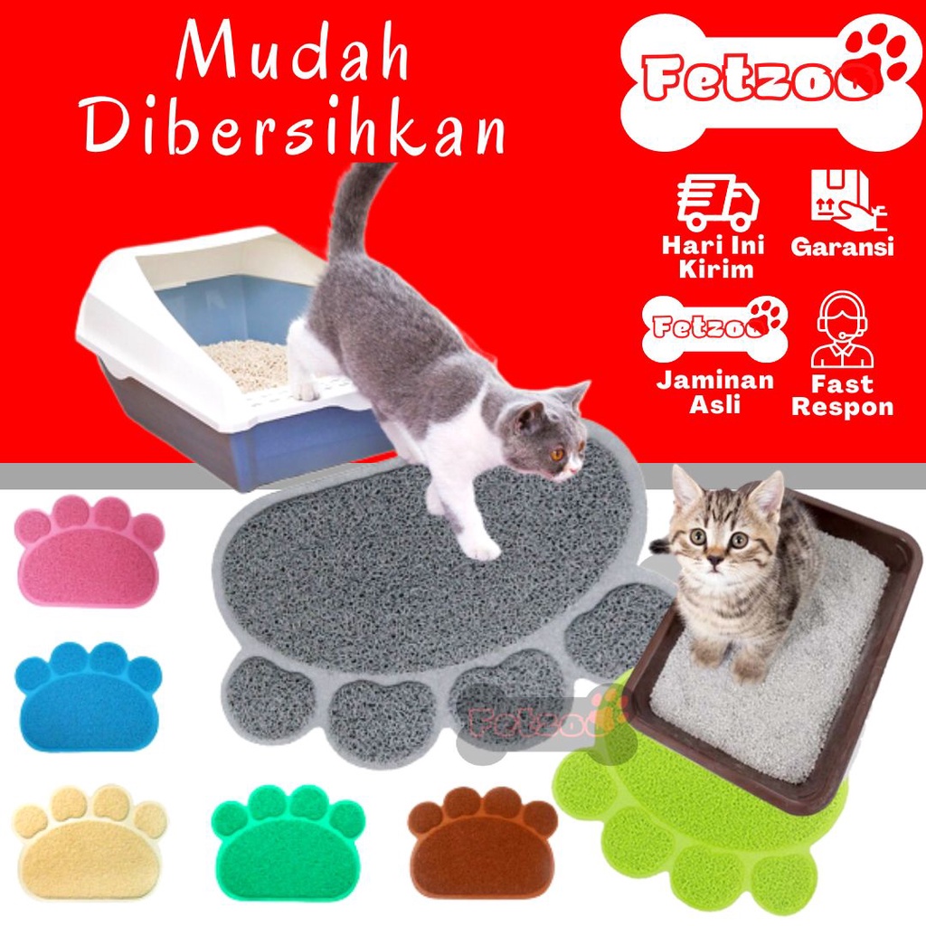 Jual CAT LITTER MAT MATRAS ANTI SLIP PAW FRONTERA Matras Anti Slip Paw ...