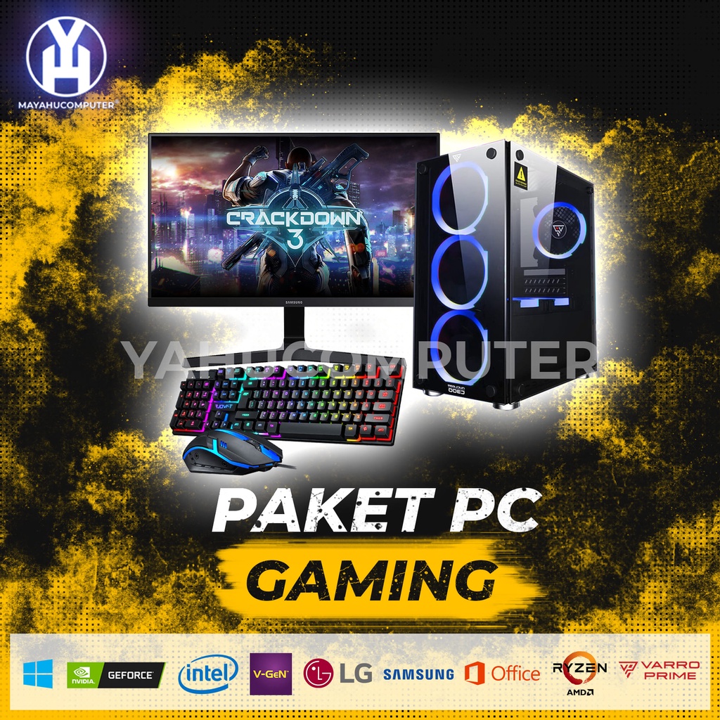Jual PC GAMING LIVE STREAMING - PC EDITING CORE I7 3770 RAM 16GB SSD ...