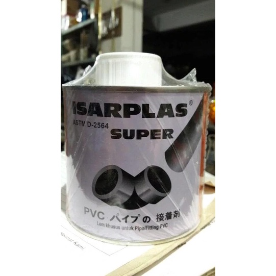 Jual MURAH LEM PIPA PVC LEM ISARPLAS KALENG 400GRAM | Shopee Indonesia