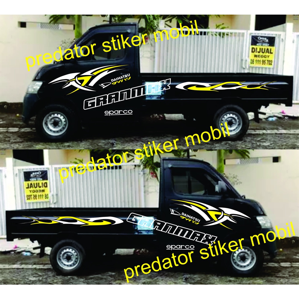 Jual STRIPING STICKER STIKER PICK UP GRANMAX STIKER MOBIL DAIHATSU ...