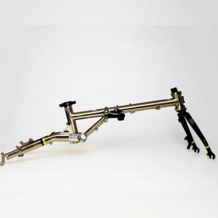 Jual Frame Fnhon Frame Set Gust Discbrake 16 Inch Titanium Color ...