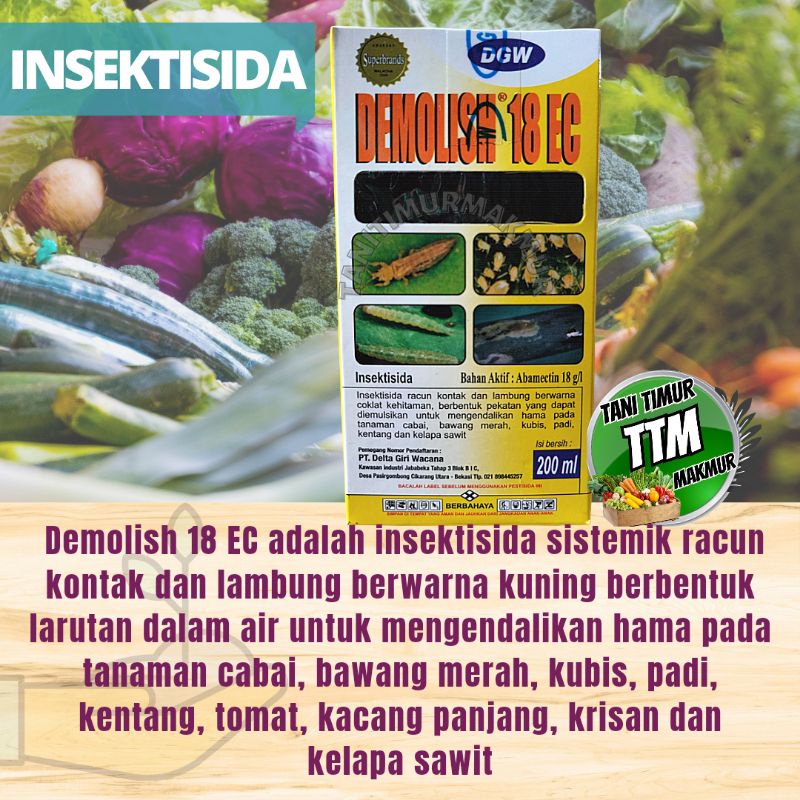 Jual DEMOLISH 18 EC -100 ML- INSEKTISIDA | Shopee Indonesia