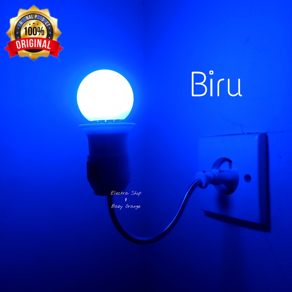 Jual Lampu Tidur LED Warna Warni 3 Watt Dengan Fitting Flexible Saklar ...
