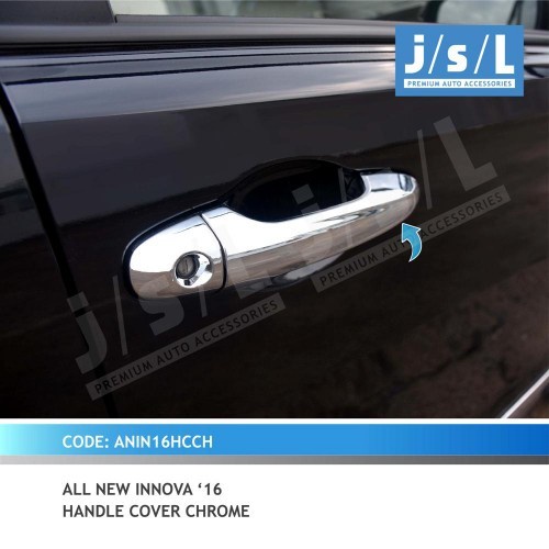 Jual Cover handle handel pegangan pintu chrome all new INNOVA 2016 ...