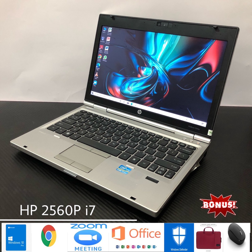 Jual HP ELITEBOOK 2560p INTEL CORE i7 GEN 2 RAM 4GB SSD 128GB | Shopee ...