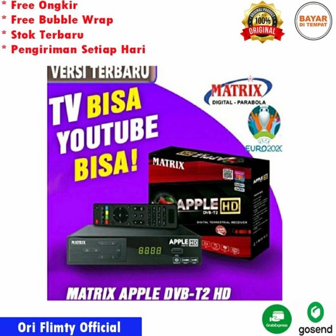 Jual Matrix Apple Receiver Tv Set Box Dvb T2 Digital Youtube | Shopee ...